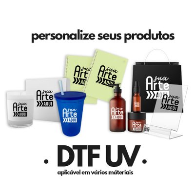 1 Metro DTV UV (28 CM X 100 CM) - DTF UV PARA PERSONALIZAÇÃO
